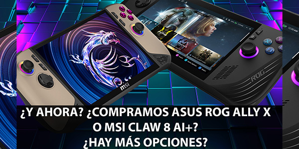ASUS ROG Ally X vs. MSI Claw y 1X Player F1 Pro: ¿Qué consola portátil deberías elegir ...